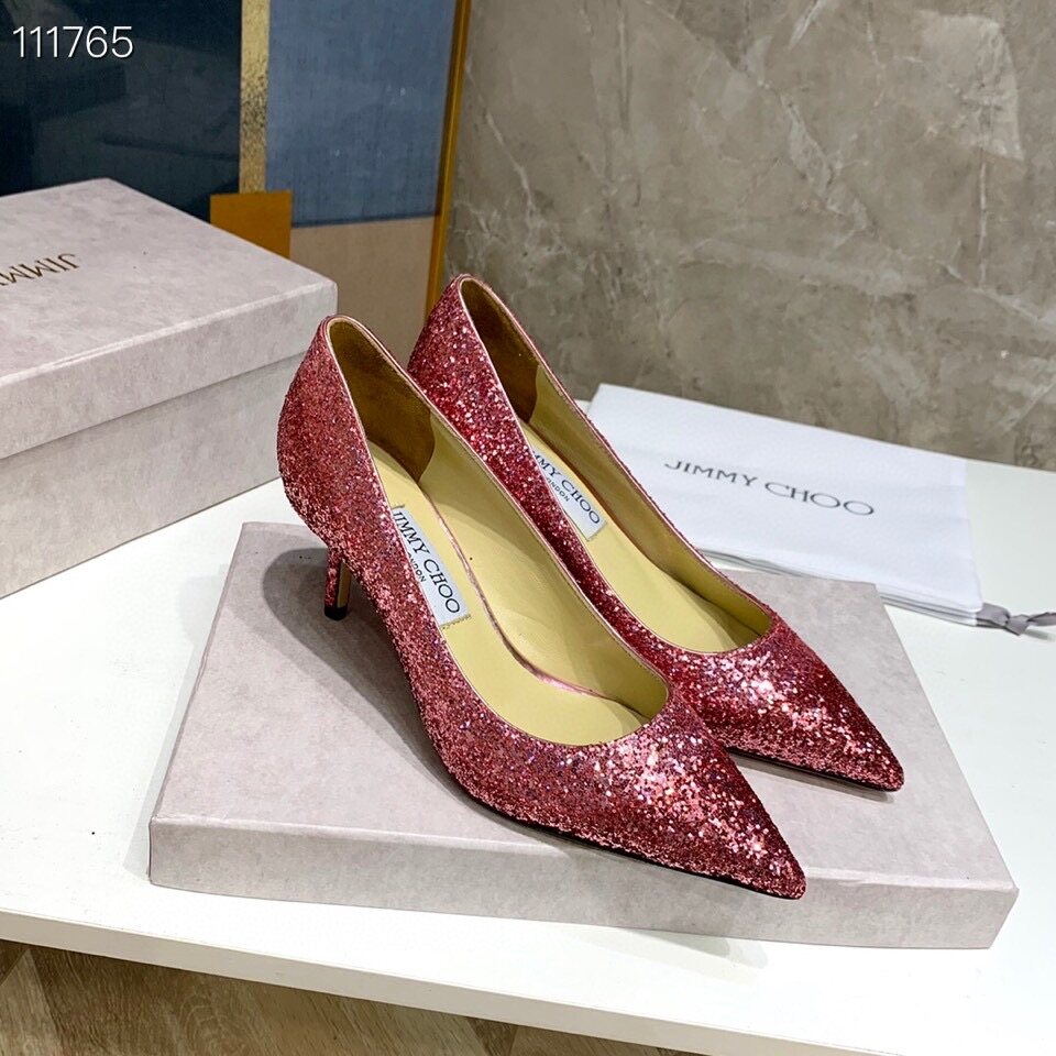 jimmied chooing Heeled Sandals Women's Rivets Shoes Fish mouth shoes ...