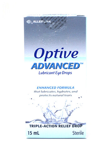 OPTIVE ADVANCED LUBRICANT EYE DROPS 15ML | Lazada