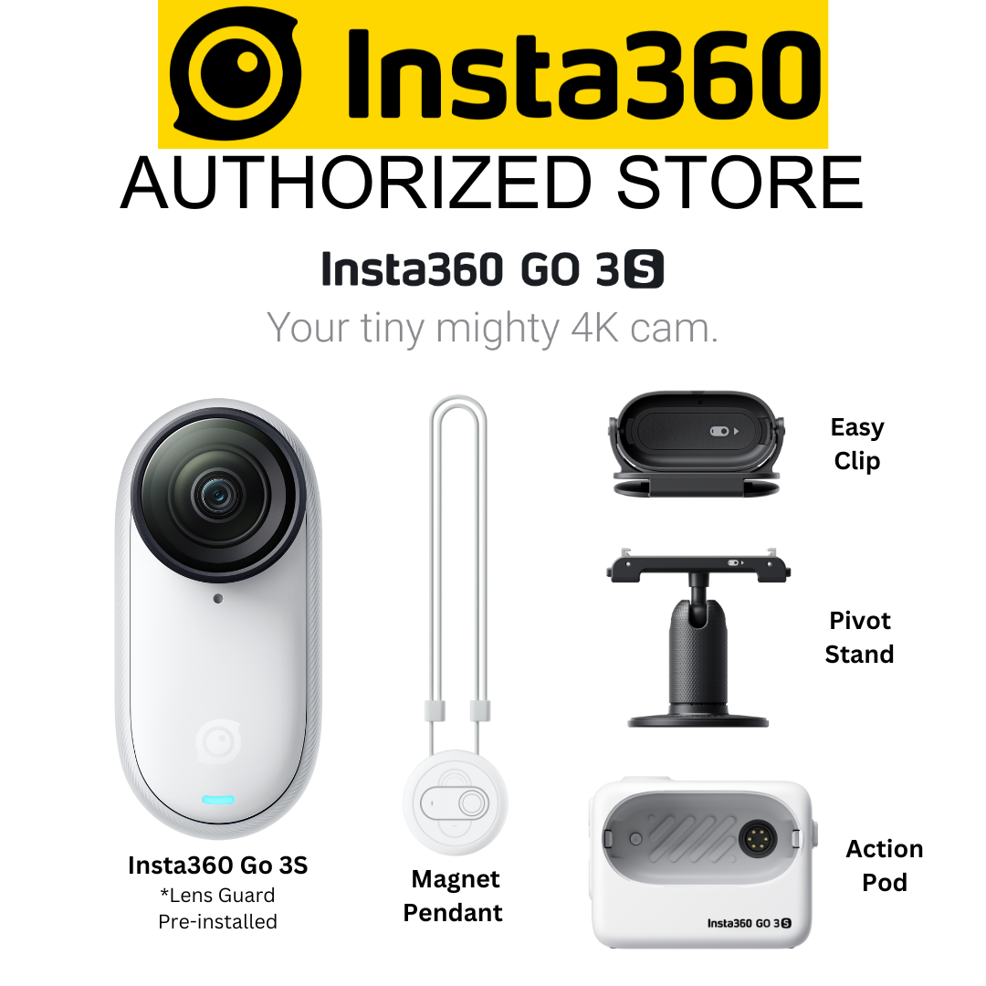 Insta360 GO 3S - The Tiny Mighty Action Cam 4K Video / GO3S | Lazada