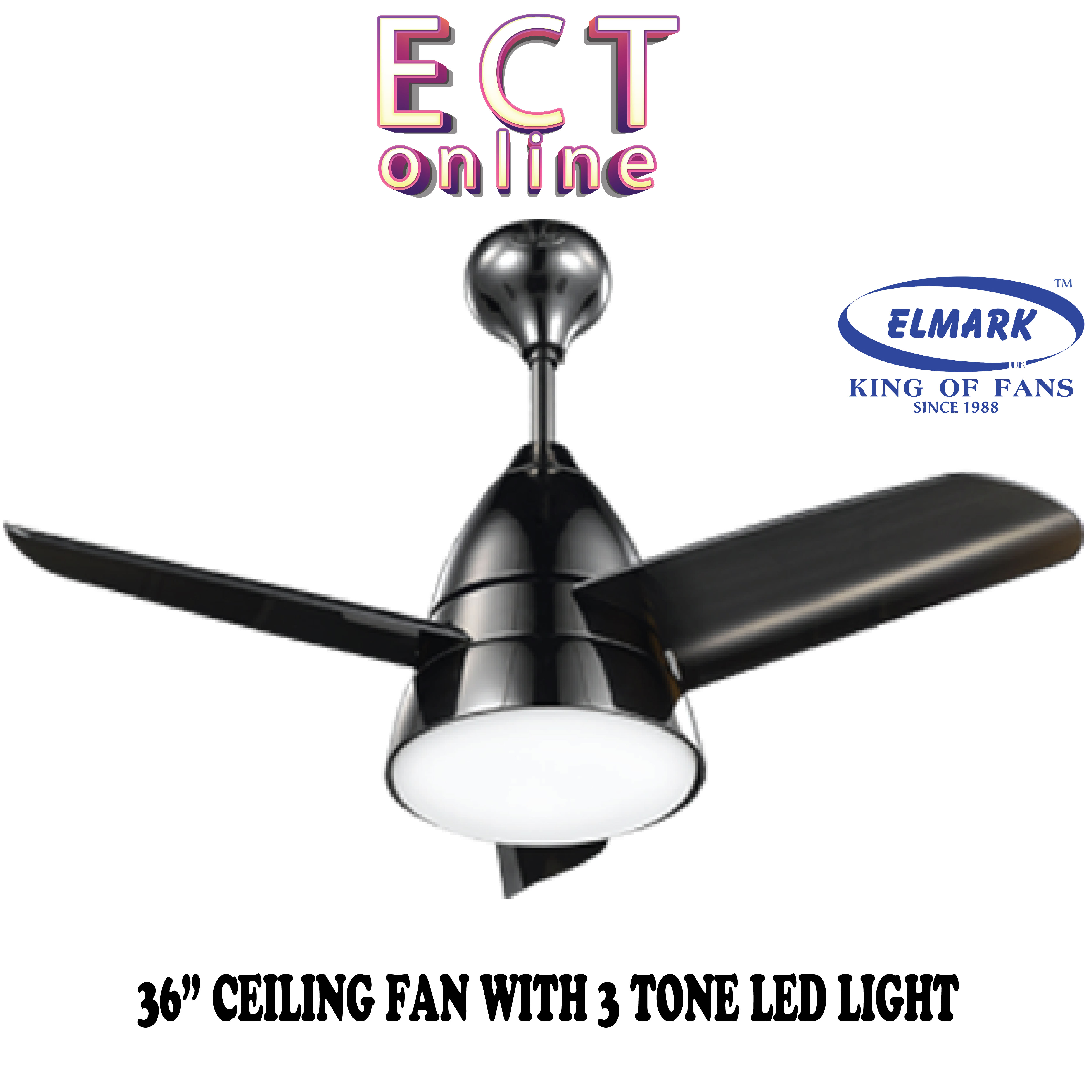 Elmark Ceiling Fan With Light Malaysia | Shelly Lighting