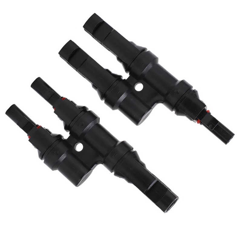 [SHE DEE] 2Pcs Solar Branch Connector 1 to 2 Male Female Design ...