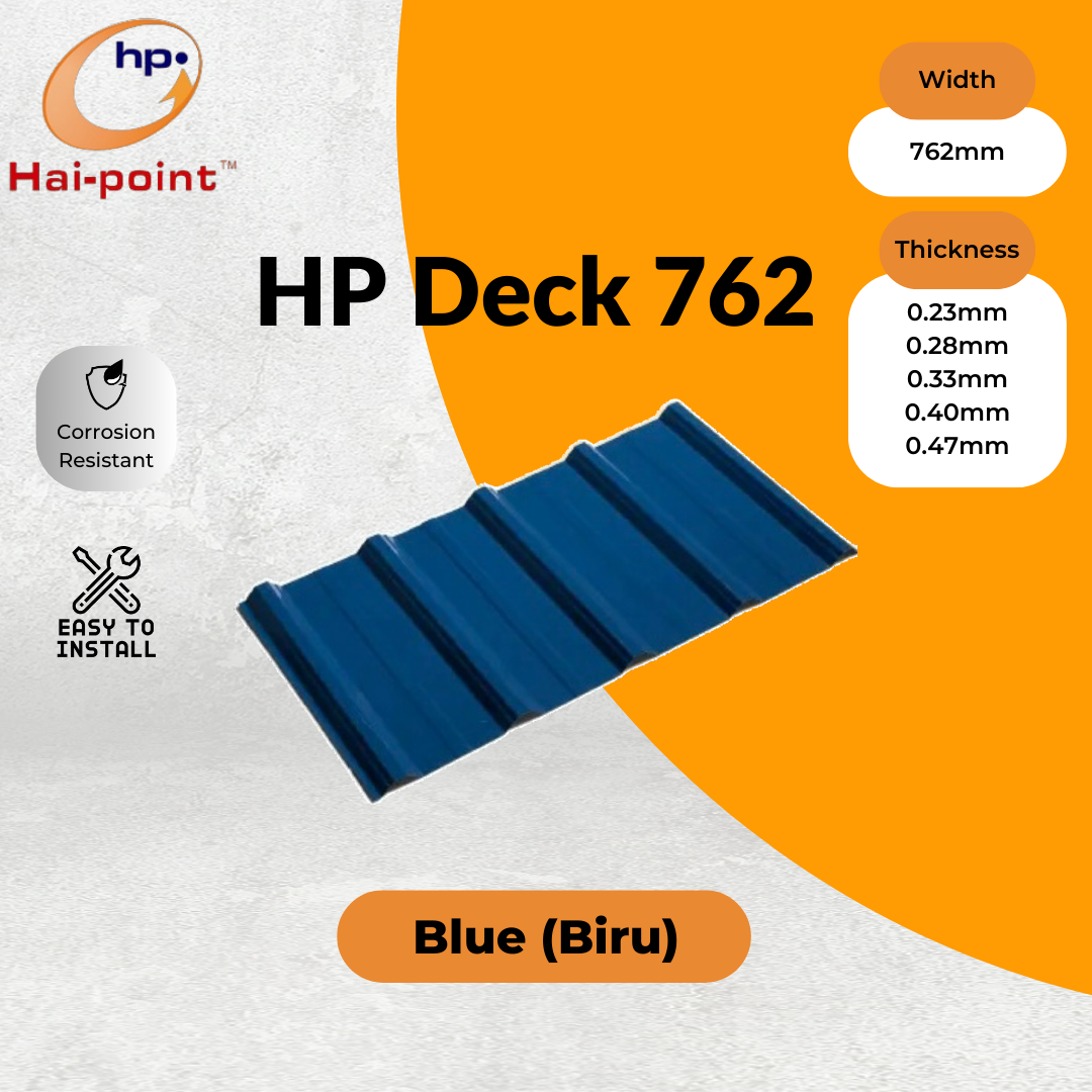 Hai Point HP Metal Deck 762 Metal Roofing Atap Rumah Atap Genting Rumah ...