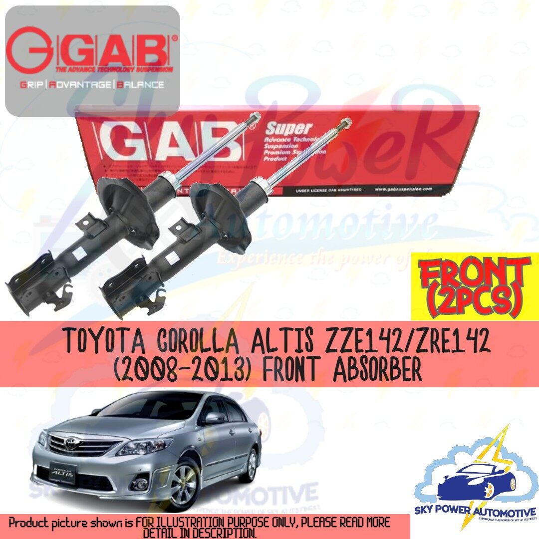 TOYOTA COROLLA ALTIS ZZE142/ZRE142 (2008-2013) GAB SUPER GAS SHOCK ...