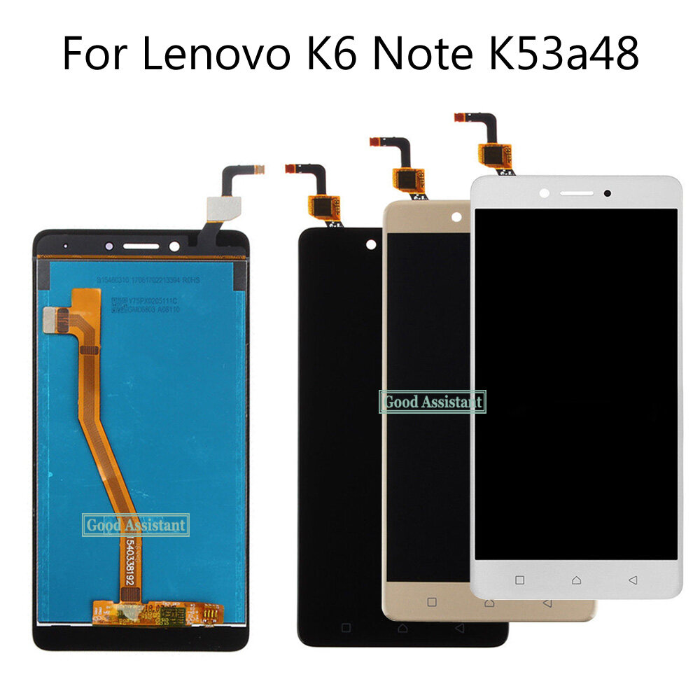 สำหรับ Lenovo K6 Note K53a48/สำหรับ Lenovo K6 Plus K53b36 K53b37จอแสดงผล LCD + หน้าจอสัมผัส ...