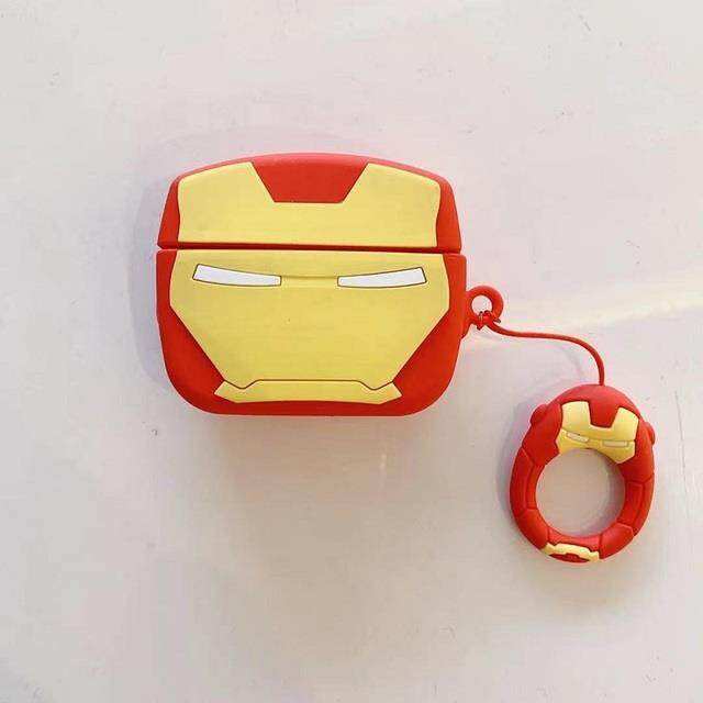 HF Marvel Iron Man หูฟังซิลิโคนเคสป้องกันไร้สายสำหรับ Apple Airpods Pro ...
