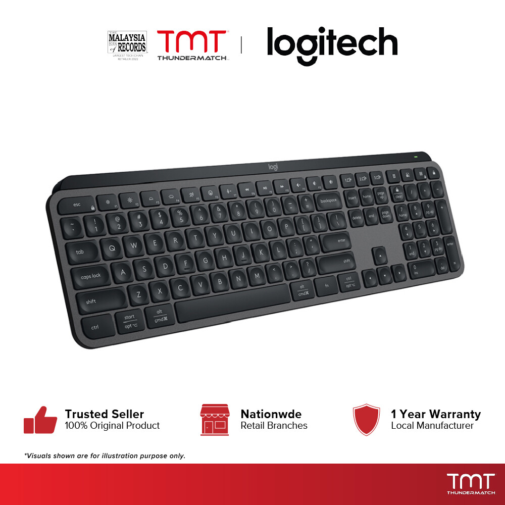 Logitech MX Keys S Wireless Keyboard with Fluid Precise Quiet Typing ...