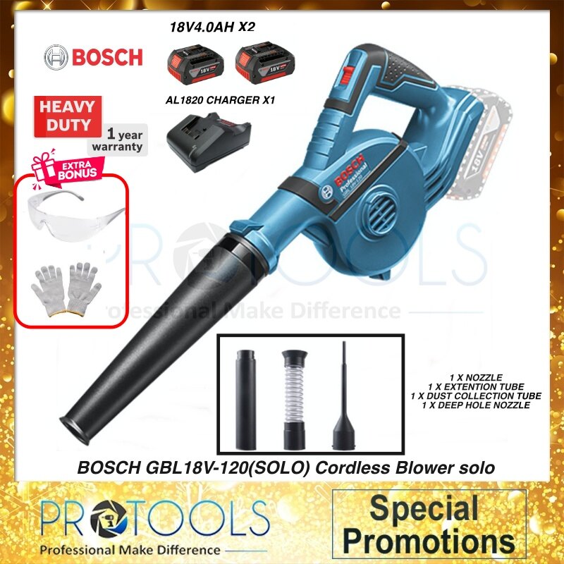 Bosch GBL18V-120 SOLO Cordless Blower / SET | Lazada