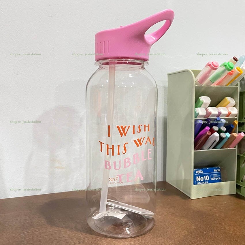 TYPO / Drink It Up Bottle 1 Litre / With Straw Sip-Top / 1L Water ...