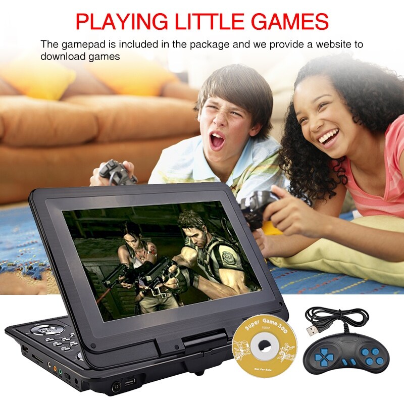 【A HOT】 2022 NEW NEW 13 inch HD Portable DVD Player Mobile Digital ...