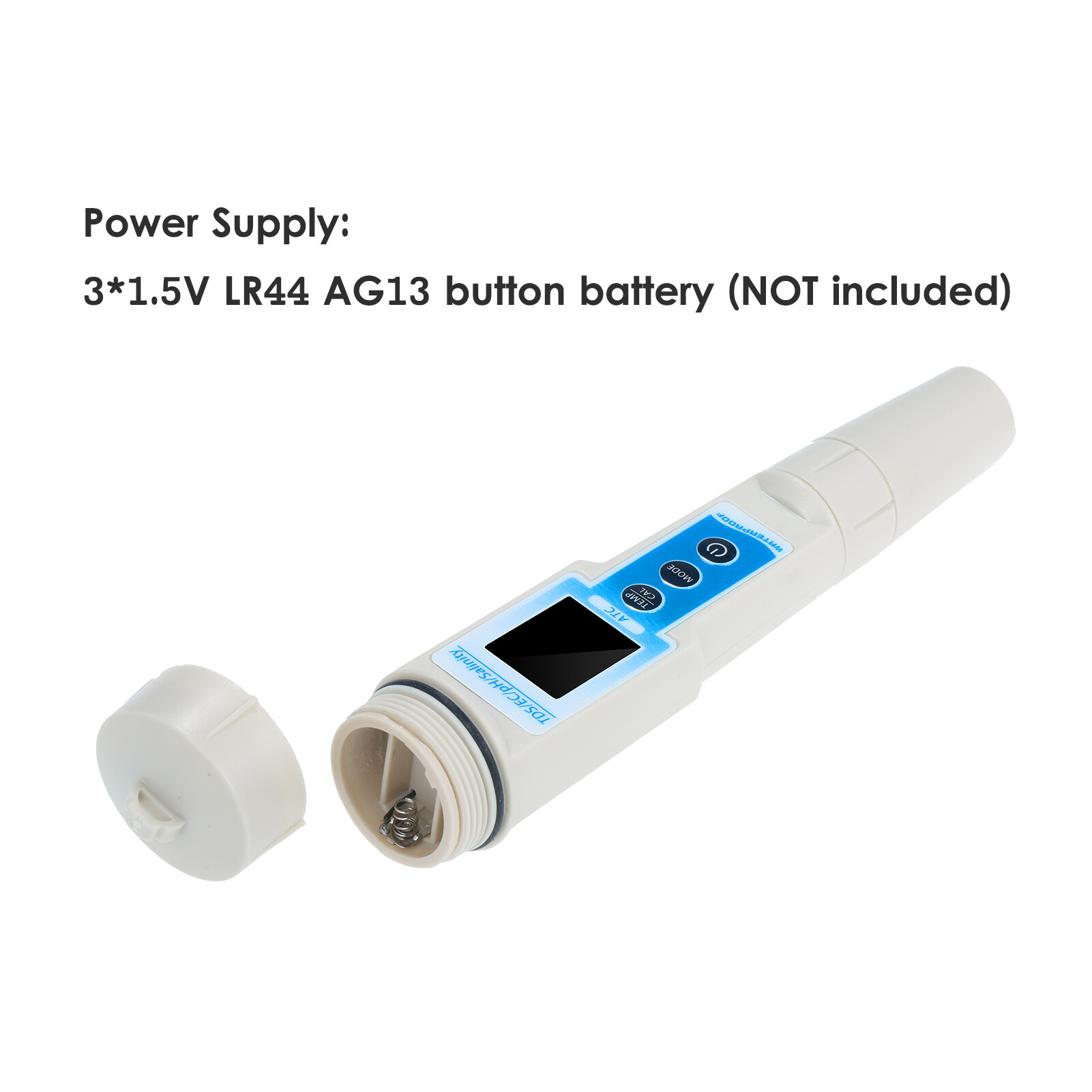 5-in-1 pH Meter Waterproof Multifunctional TDSECpHSalinityTemperature ...