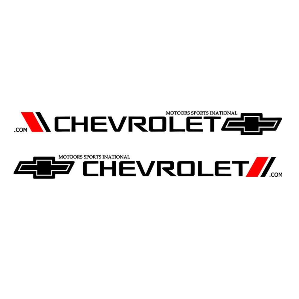 1 Pair Body Side Skirt Waterproof Vinyl Stickers for Chevrolet Aveo ...