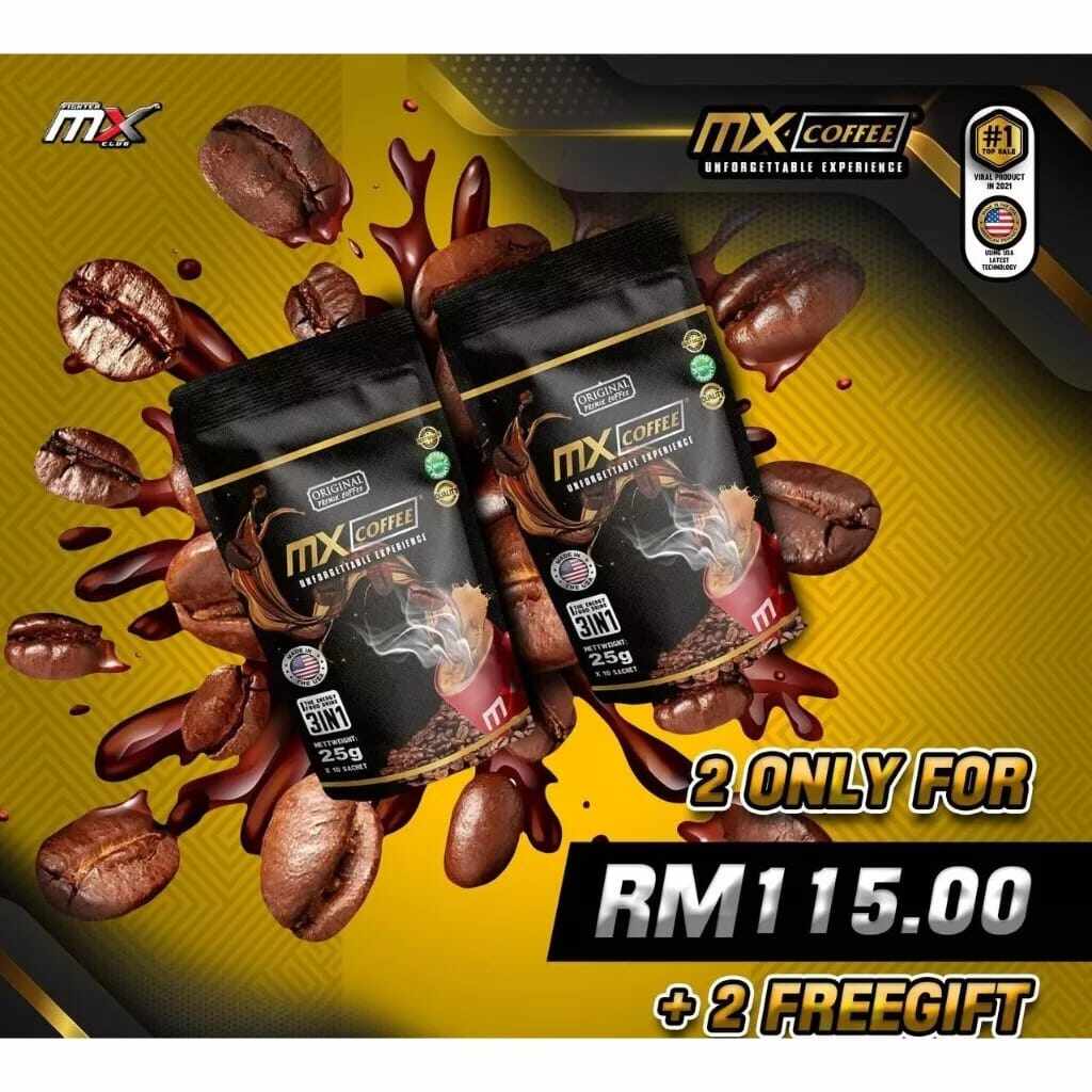 MX COFFEE MX KOPI POWER FOR MEN (10SACHETS) KOPI LELAKI/ MAN BOOSTER ...