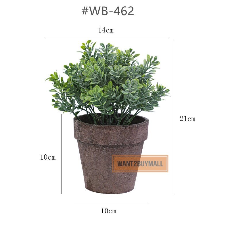 Artificial Flower Fake Deco Plant With Pot Pasu Bunga Pokok Sintetik ...