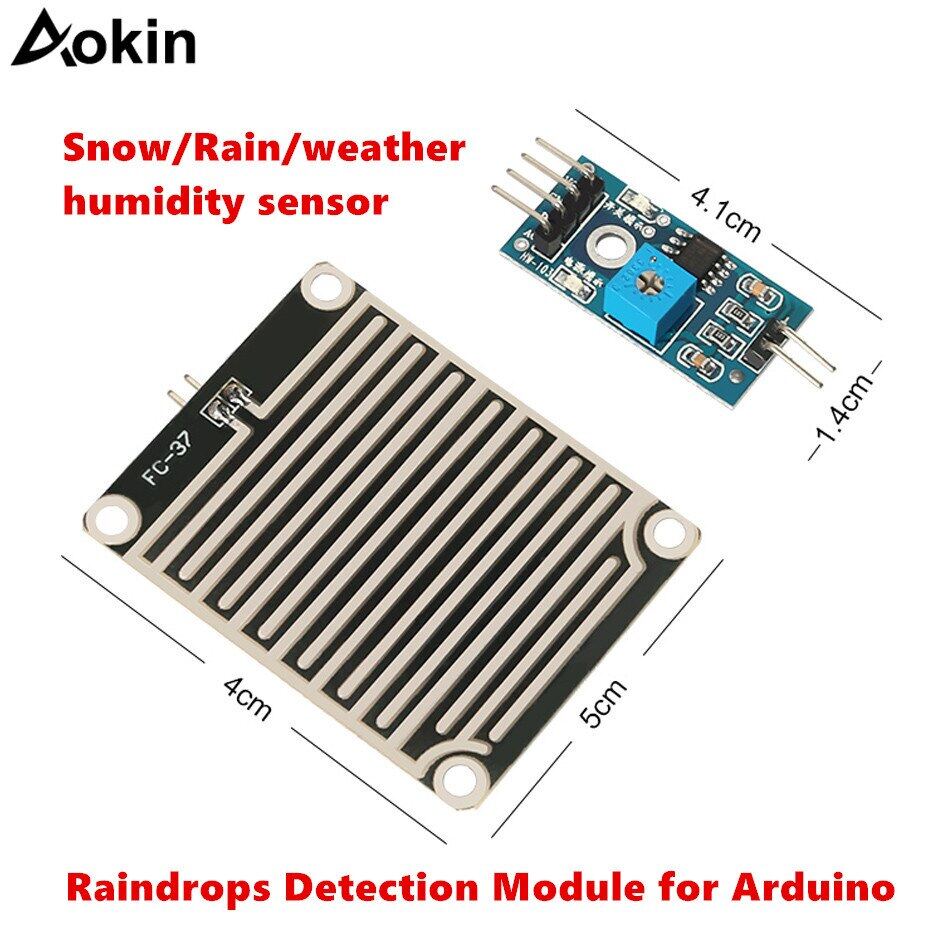 Snow Rain weather humidity sensor for Arduino temperature rain sensor water raindrops detection ...