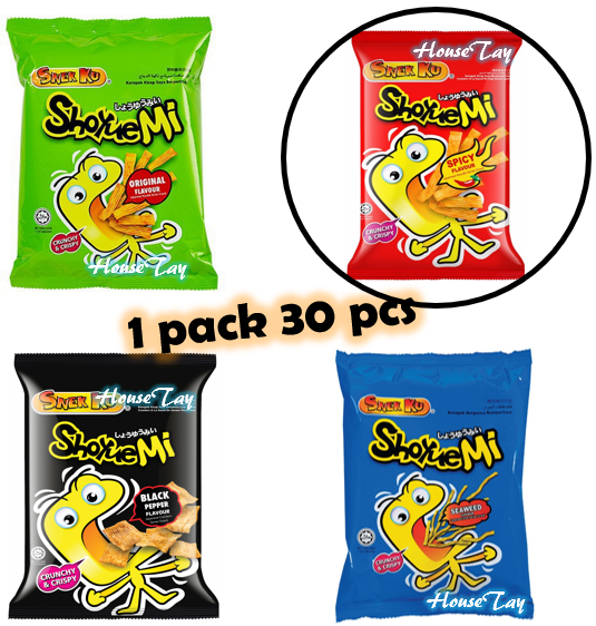 SnekKu ShoyueMi Japanese Noodles Series Snack 30's x 16g(Spicy Flavour ...