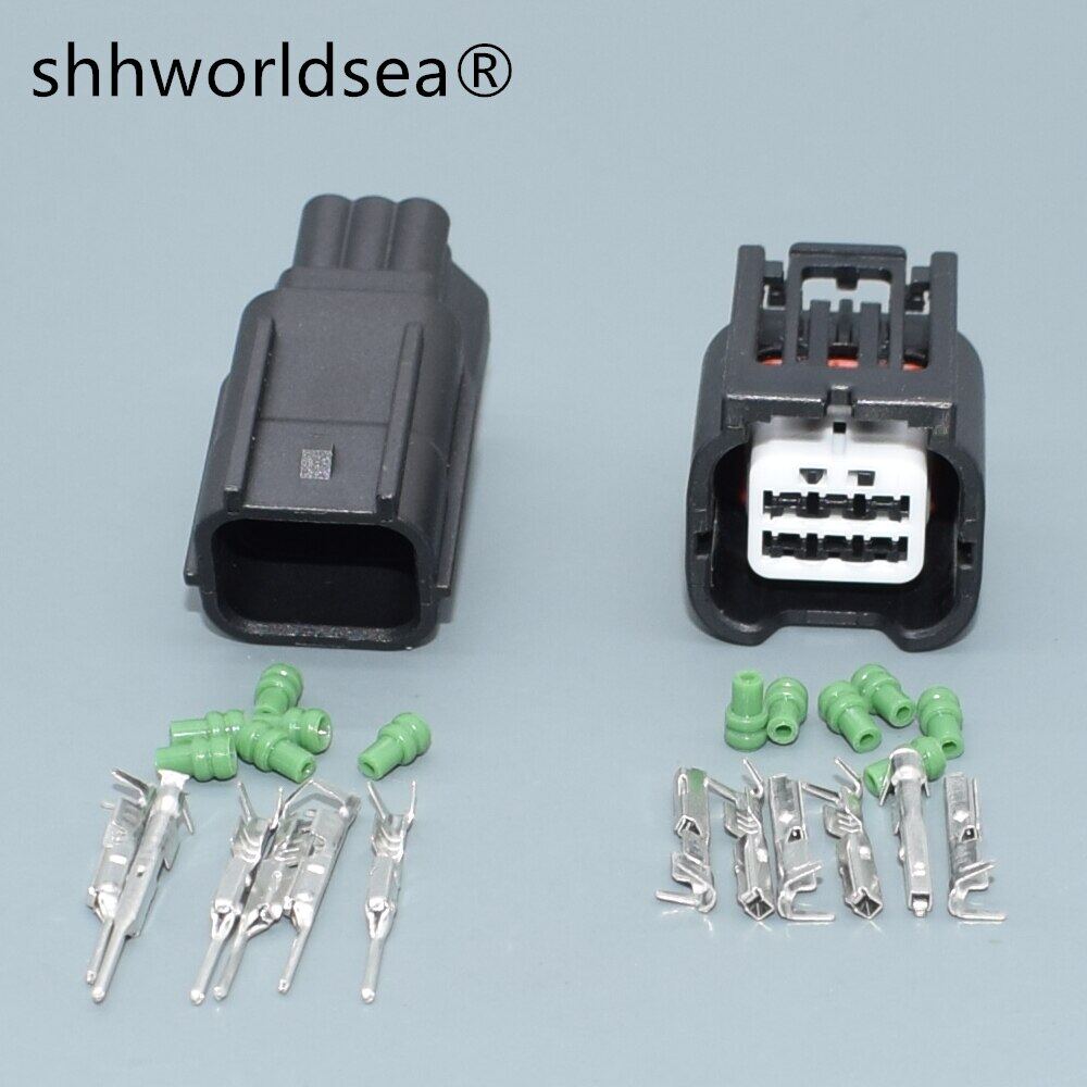 1ชุด8 Pin (ชาย + หญิง) 7283-1081-40ไฟหน้ารถสายซ็อกเก็ตโคมไฟกันน้ำ Connector 90980-10890สำหรับ ...