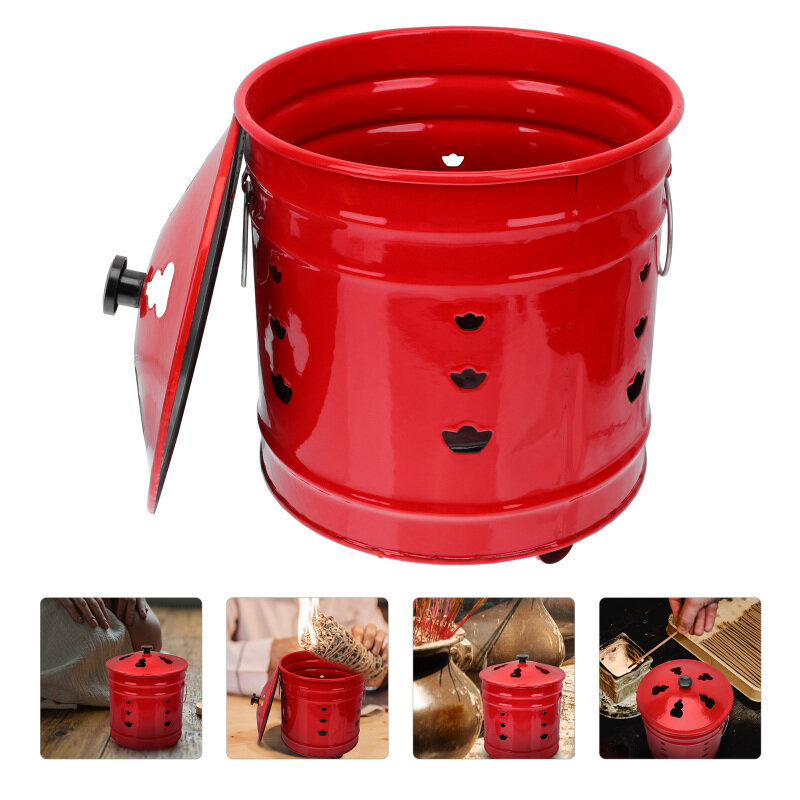 Dulrua Durable Paper Money Incinerator Burning Barrel Burning Bucket ...