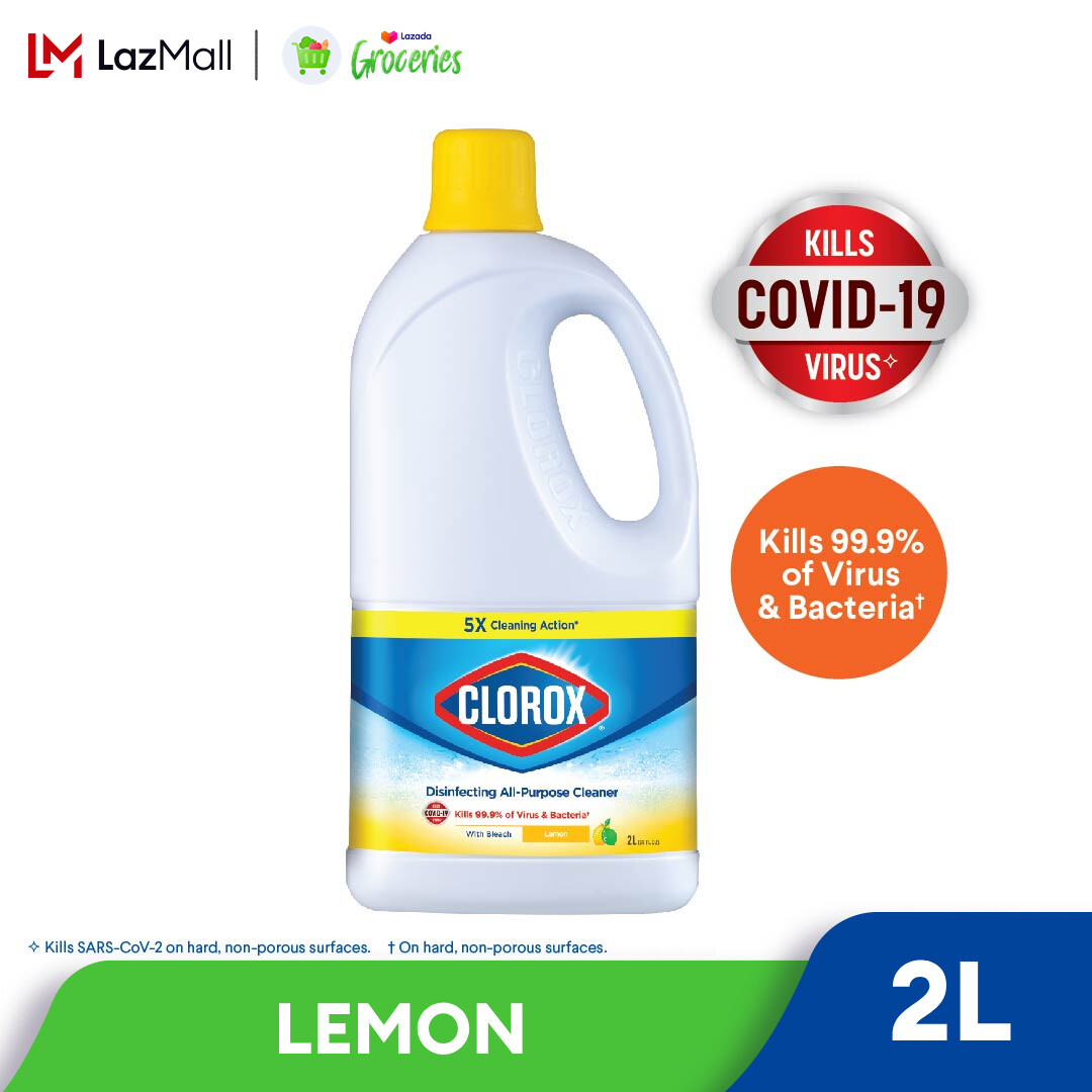 Clorox Floor Cleaner Lemon Scent With Bleach 2L | Lazada