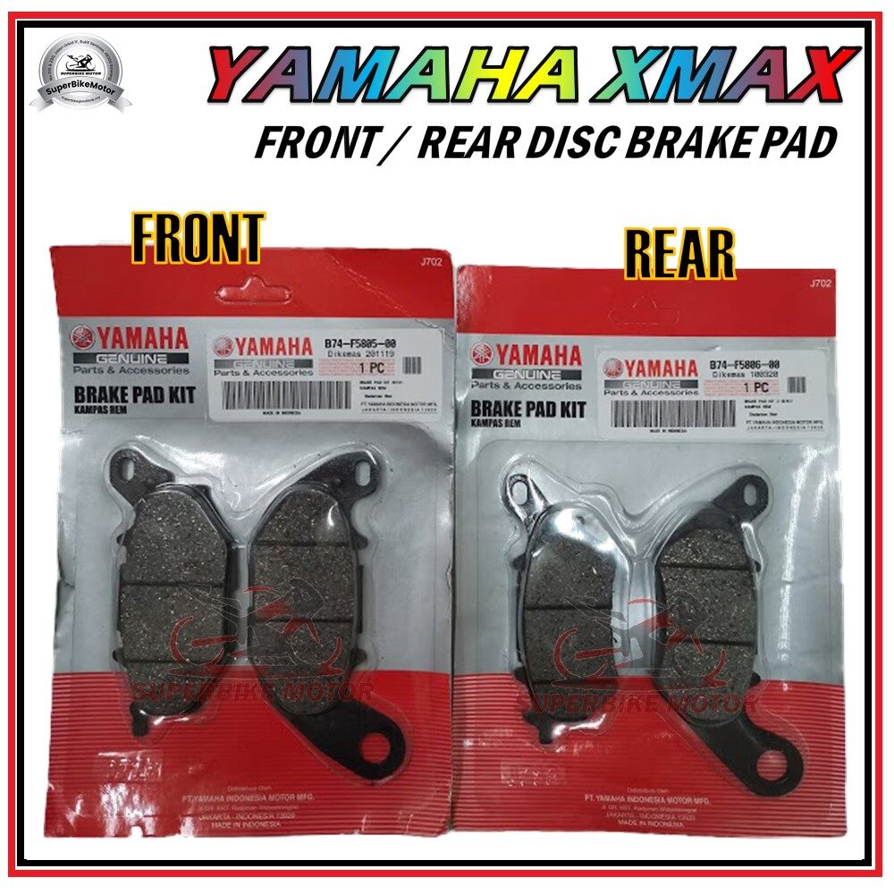YAMAHA XMAX / XMAX250 - 100% ORIGINAL FRONT / REAR Disc Brake Pad ...