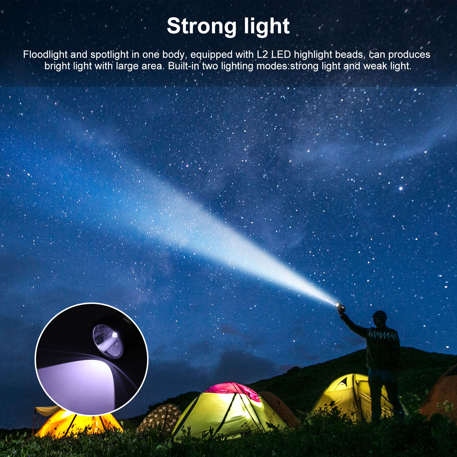 【NEW】Portable LED Outdoor Electric Search Lamp Handheld Spotlight ...