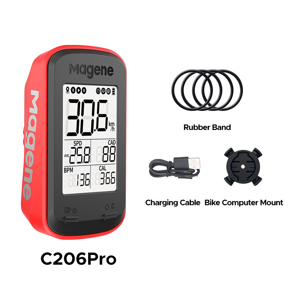 Magene C206Pro Bike Computer Wireless Cycling Speedometer Bicycle