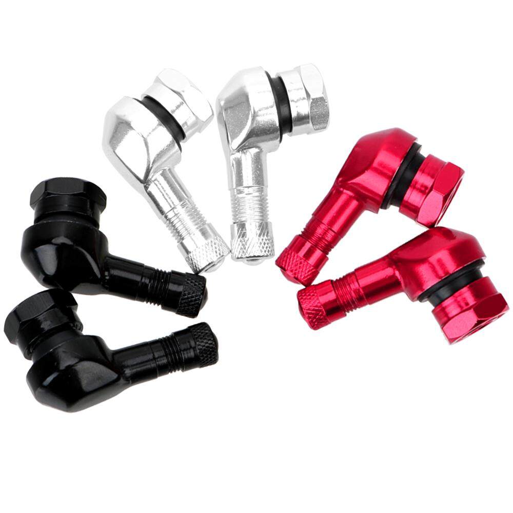 Red 11.3mm 90 Degree Angle Wheel Tire Tubeless Valve Stems Motorcycle ...