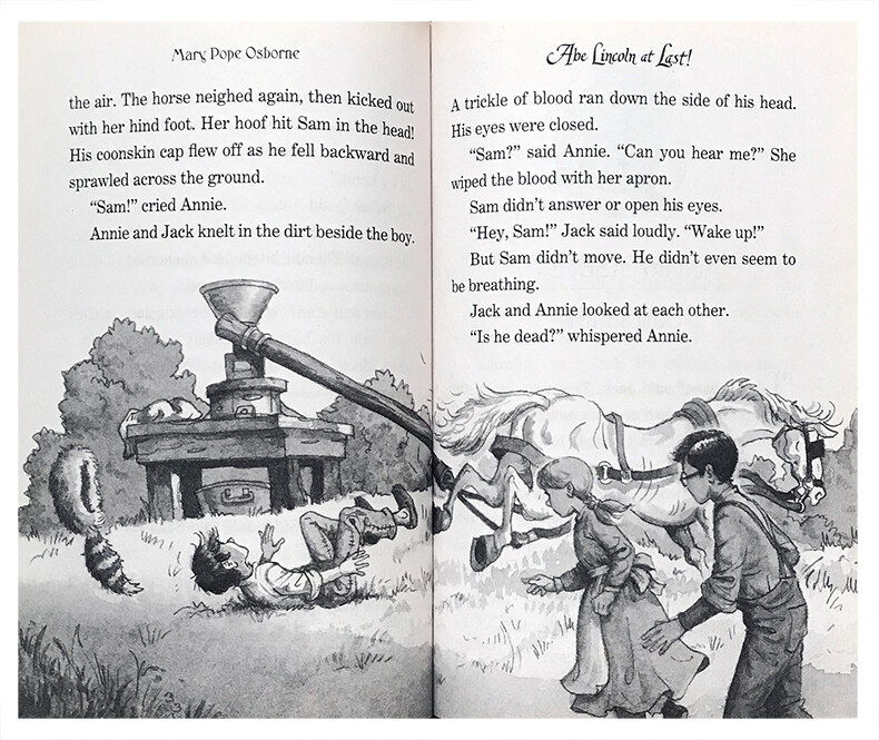 Magic Tree House #47: Abe Lincoln At Last! English Novel Book for ...