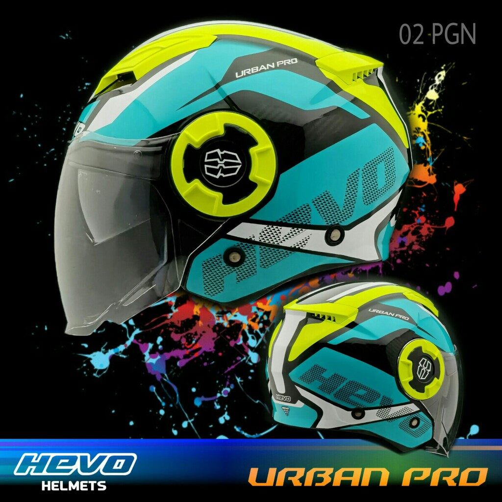 (New Design) Original Double Visor MHR Helmet Hevo OF729 Urban Pro ...