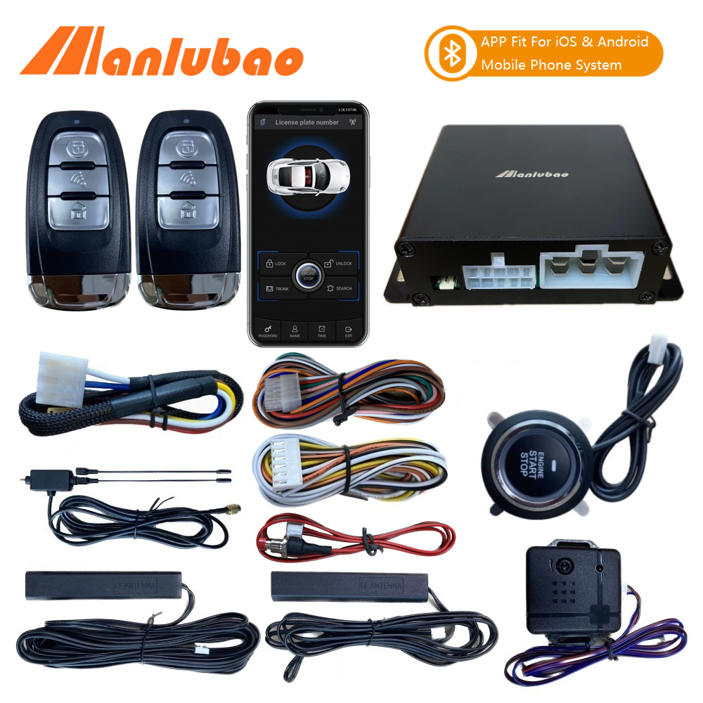 Manlubao แอพควบคุม PKE Passive Keyless Entry ระบบสัญญาณเตือนภัยรถยนต์ ...