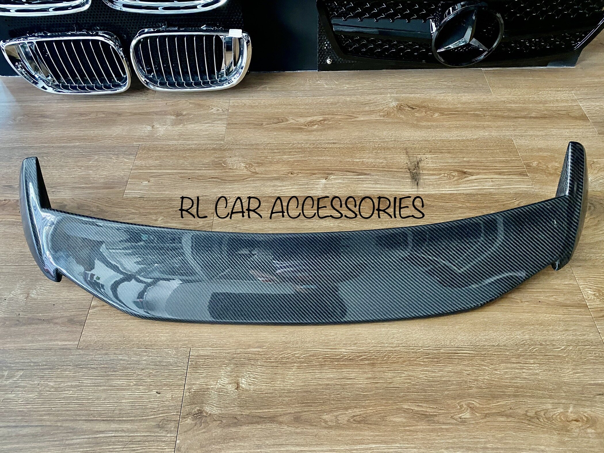 Volkswagen Golf mk7 r tsi gti ASPEC carbon fiber fibre spoiler roof top ...
