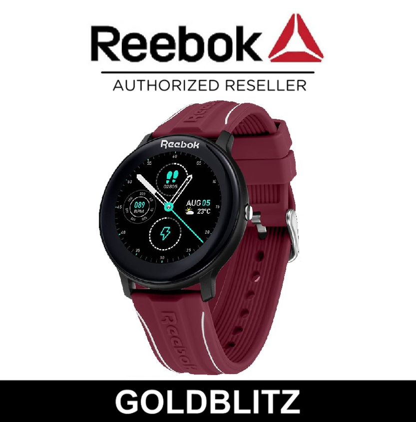 Reebok Active Fit 1.0 Smartwatch- Full-Touch HD Display, SpO2 Sensor ...