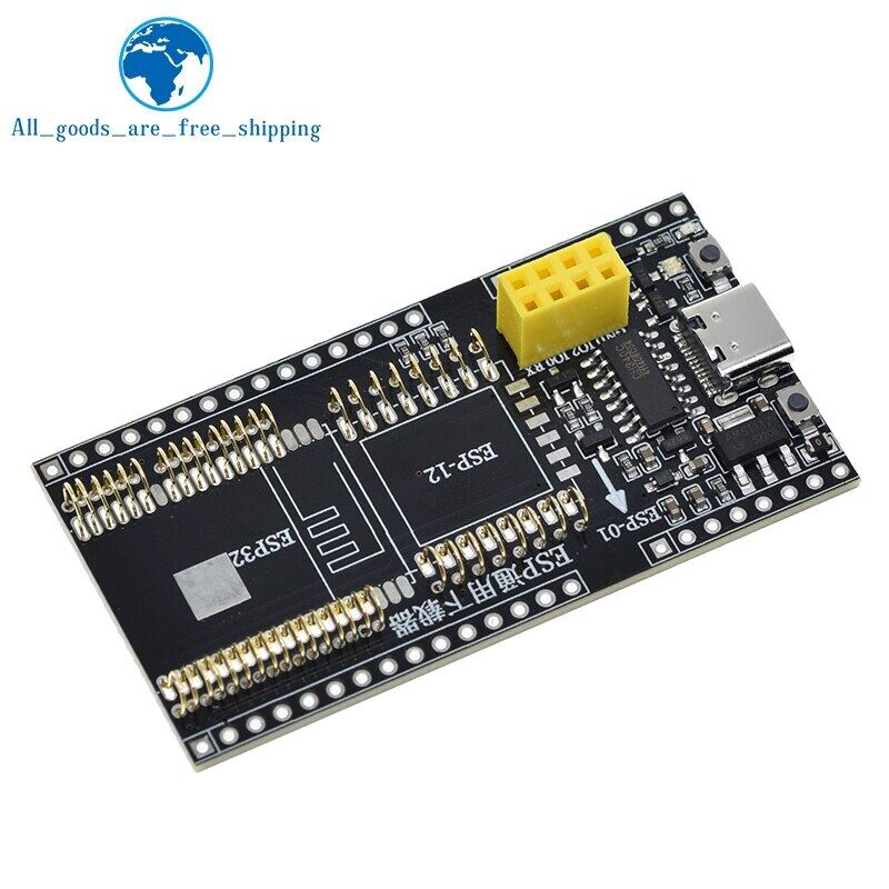 Tzt Esp8266 Esp32 Wrover Development Board Test Programmer Socket Downloader For Esp 01 Esp01s