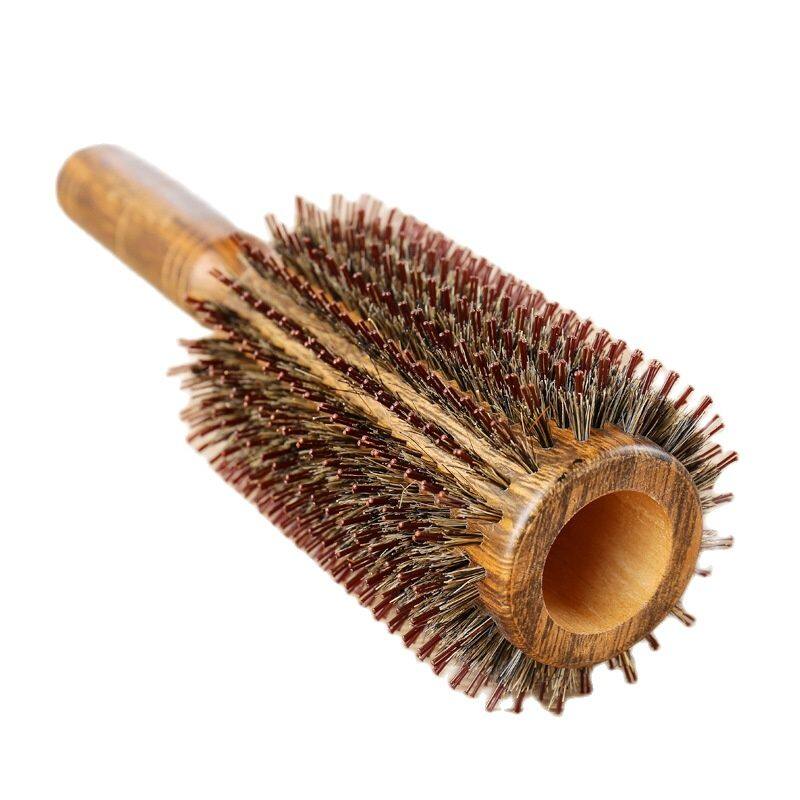 1Pcs 80Mm Wood Round Hair Brush Professional Barber Hairdresser Blowing ...