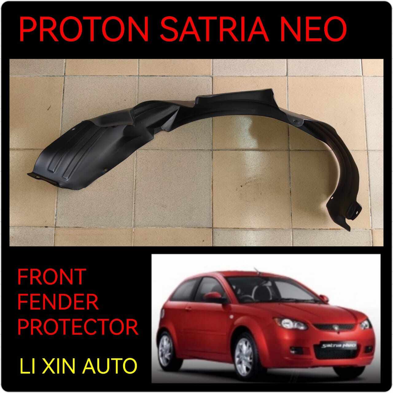 PROTON SATRIA NEO FRONT FENDER PROTECTOR / LINER COVER SPLASH GUARD ...