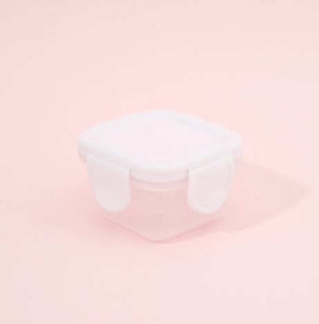 Colorful Stackable Plastic Container Food Storage Box with Lids Square ...