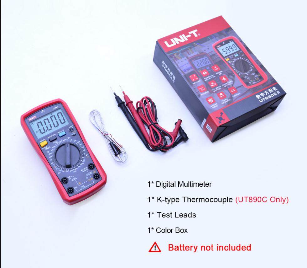 UNI-T UT890C/UT890D+ T-RMSมัลติมิเตอร์,20A 1000Vมัลติมิเตอร์ digital ...