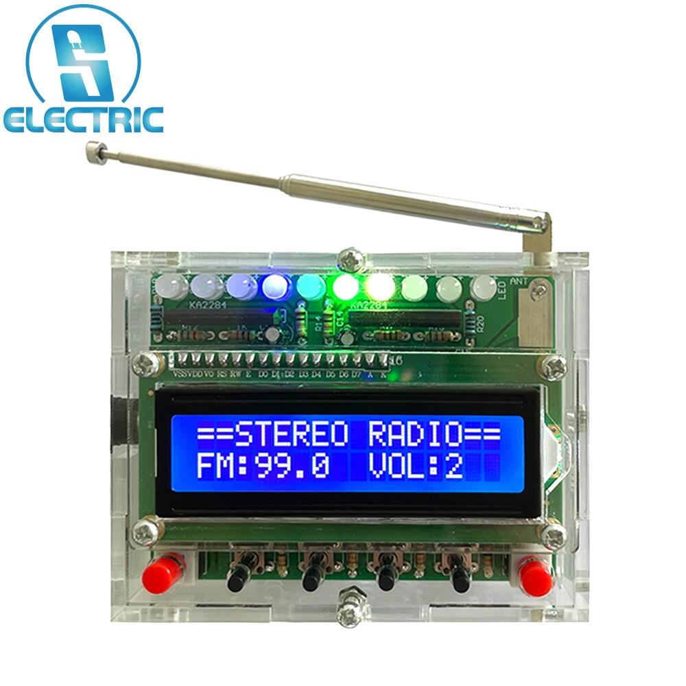 Fm Radio Kits Soldering Projects Diy Electronics Digital Kit With Lcd ...