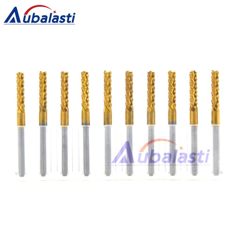 CNC Machine Router Bit Mini PCB Carbide End Mill Tools 3.175 Diameter ...