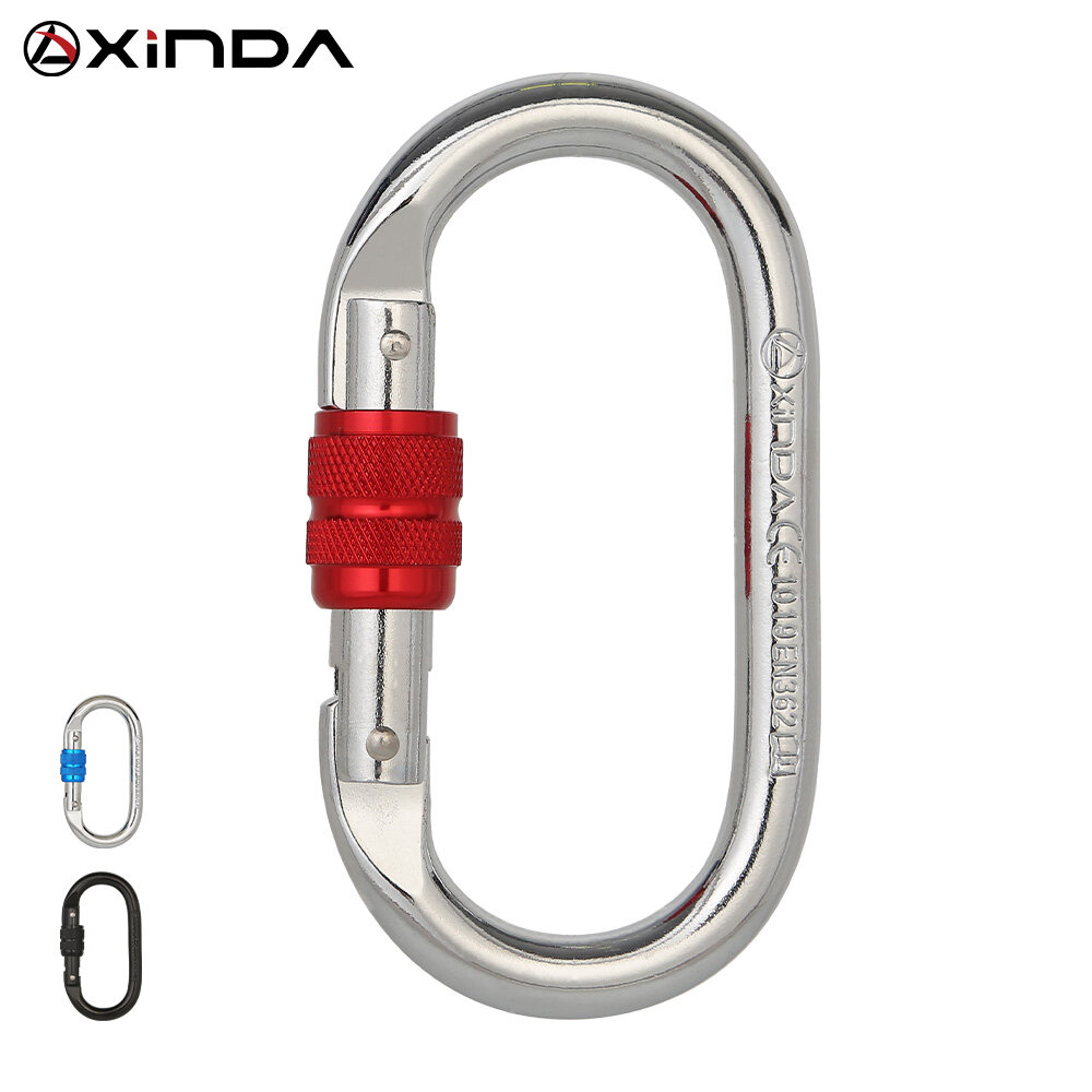 Xinda รอกปีนเขาซินเดอร์25KN,รอกปีนเขาวงล้อคู่อะลูมิเนียมพร้อมลูกรอกปีนเขา - Virwir - ThaiPick