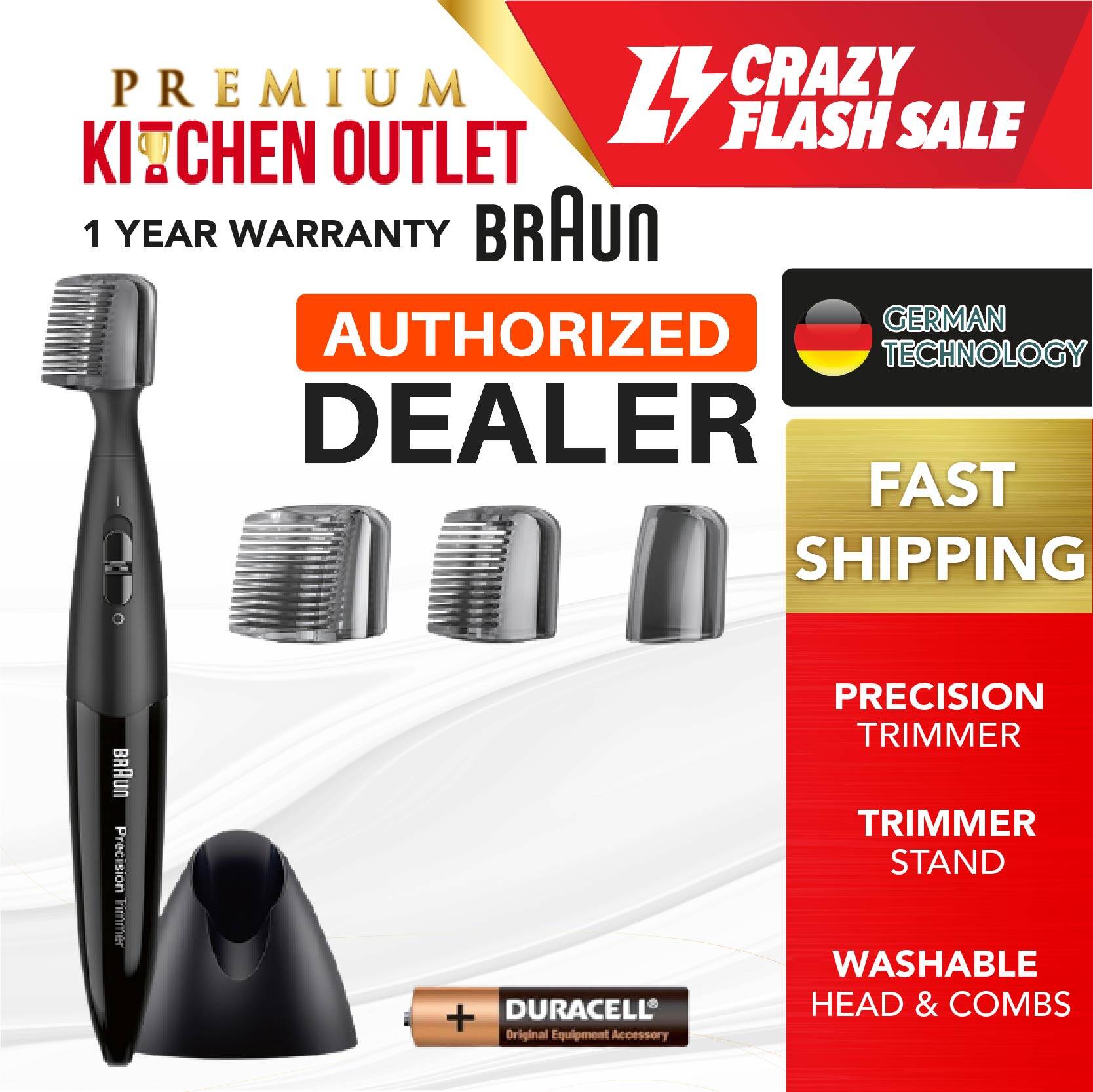 Braun Germany Precision Trimmer | Men's Precision Beard | Ear & Nose ...