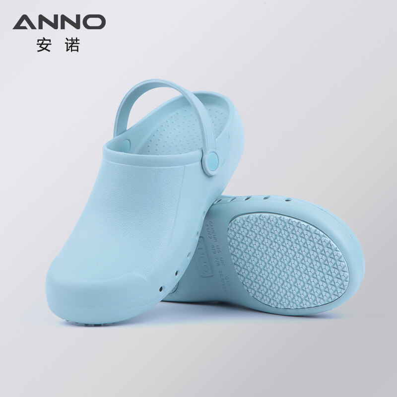 ANNO Soft Doctors Nurses Protect Medical Shoes EVA Anti-slip Clogs With ...