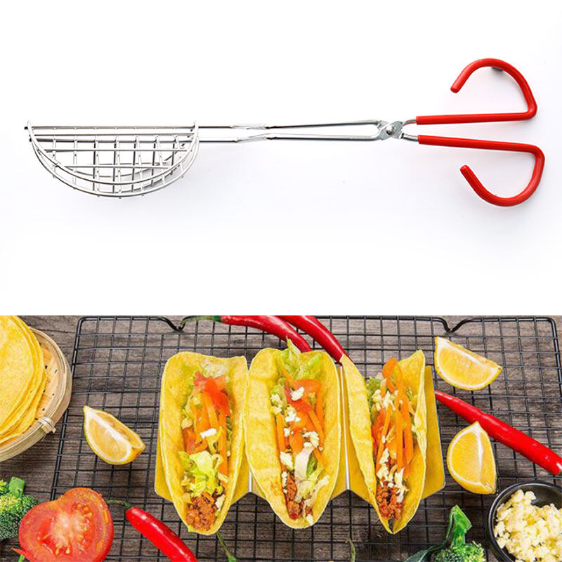 [The Tamia] NEW ARRIVAL New Taco Shell Maker Press Tortilla Fryer Tongs ...