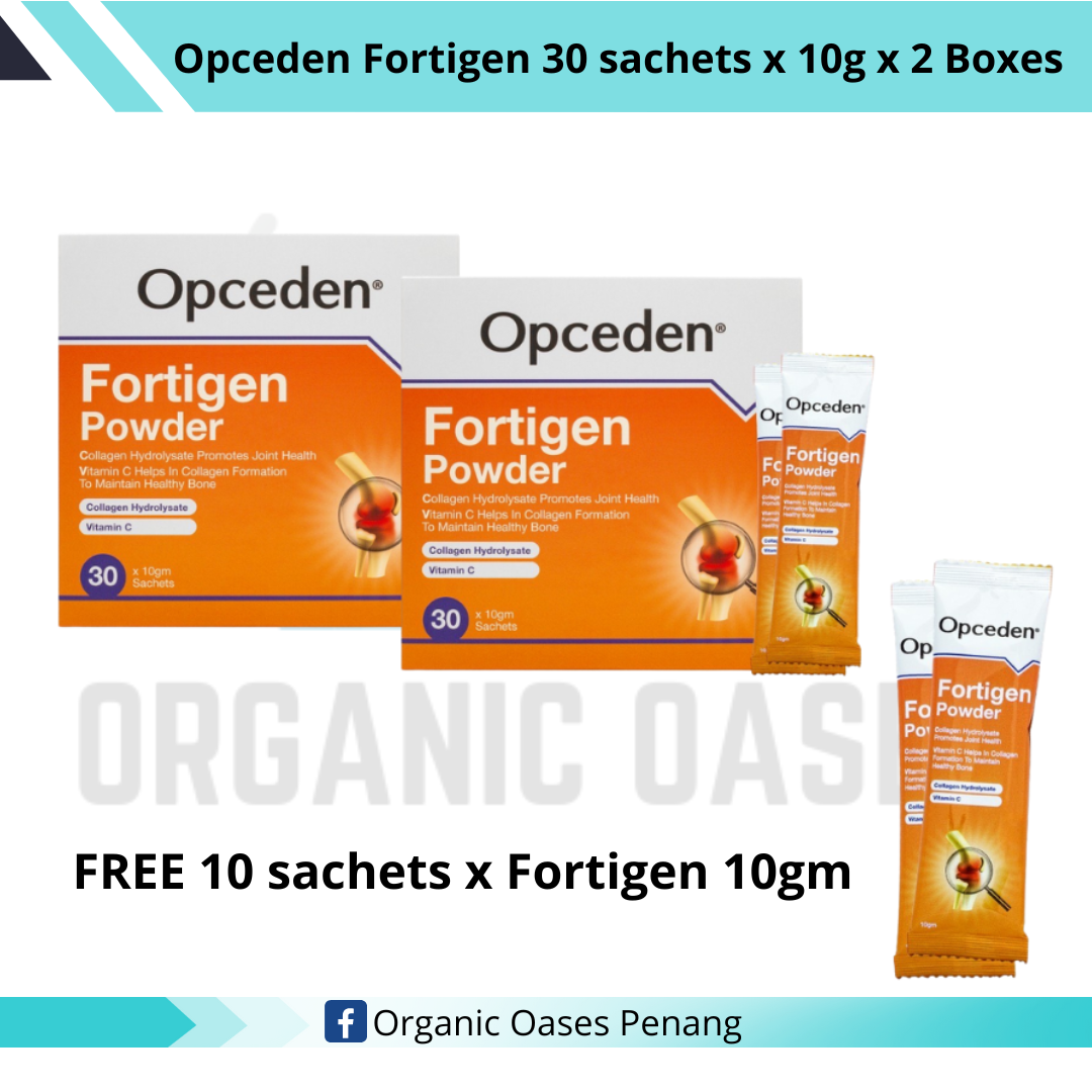 Opceden Fortigen 2 Boxes Free 10 sachets x 10g | Lazada