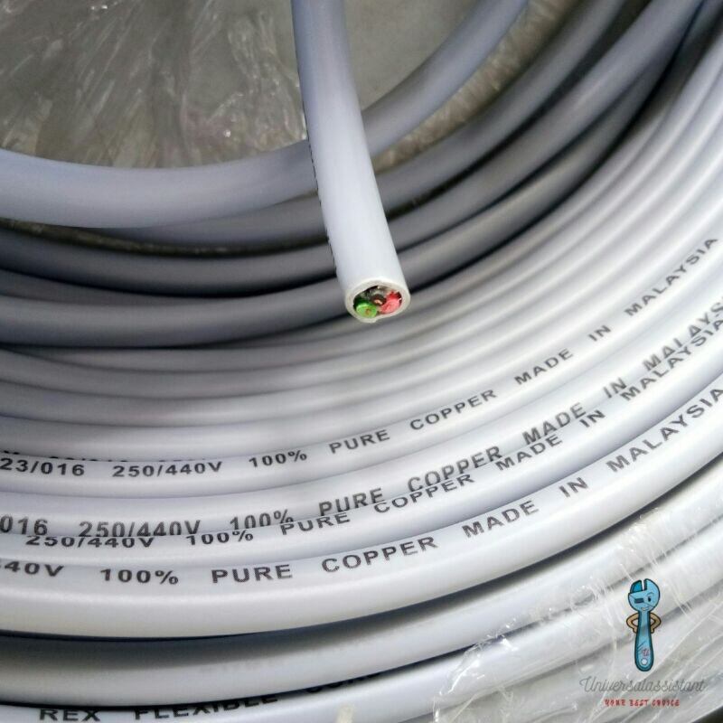 Loose Cut【23/.0016mm x3C】100% Pure Full Copper | 3 Core Flexible Wire ...