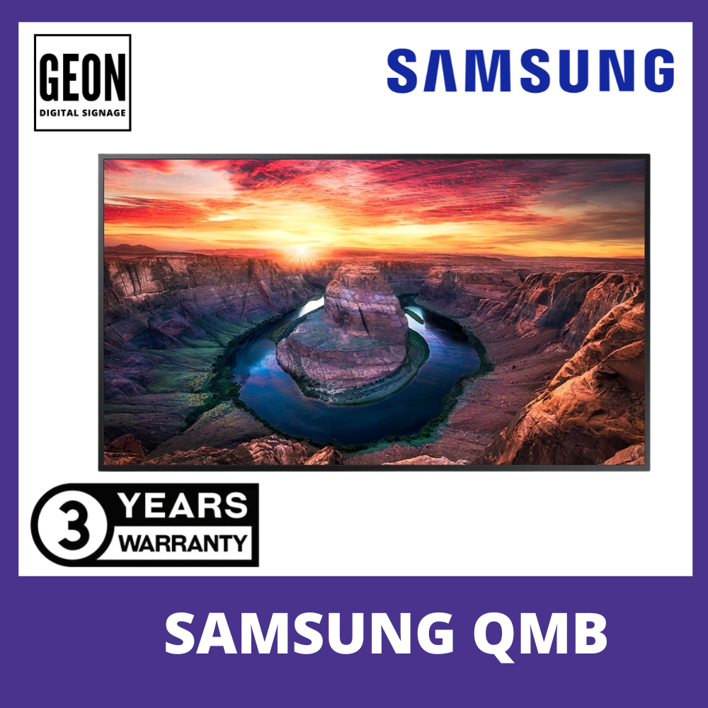SAMSUNG 75″ LH75QMB-EBGC QM75B QMB UHD 4K Smart Digital Signage Display ...