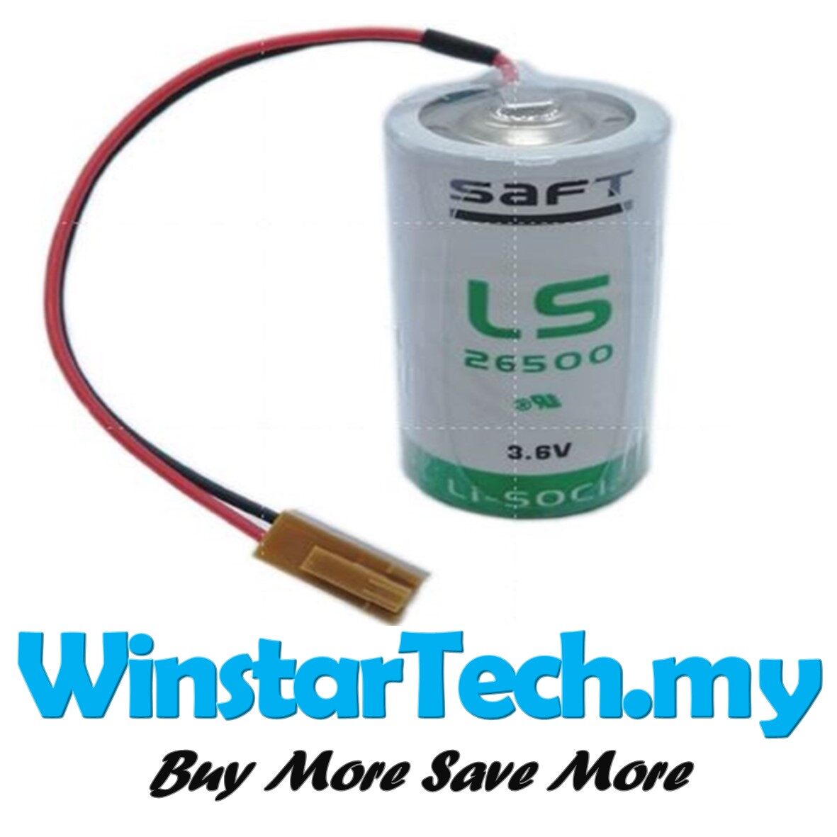SEFT LS26500 C Size 3.6V 7700mAh Primary Thionyl Chloride (Li-SOCl2 ...