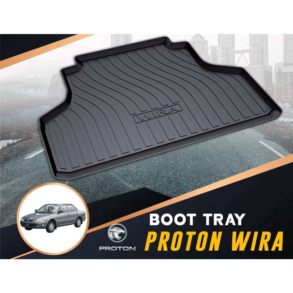 Proton Wira Sedan Rear Cargo Tray/Rear Boot Tray | Lazada