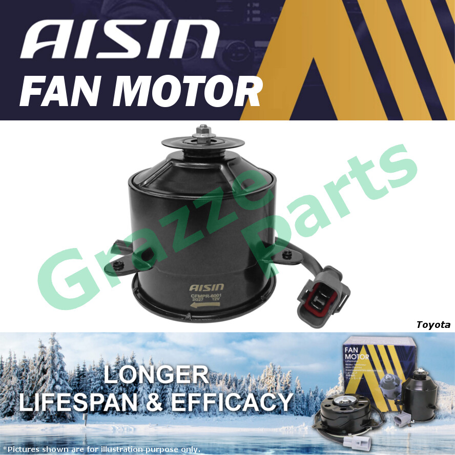 Aisin Radiator Cooling Fan Motor CFMPR-6001 for Toyota Corolla AE92 ...