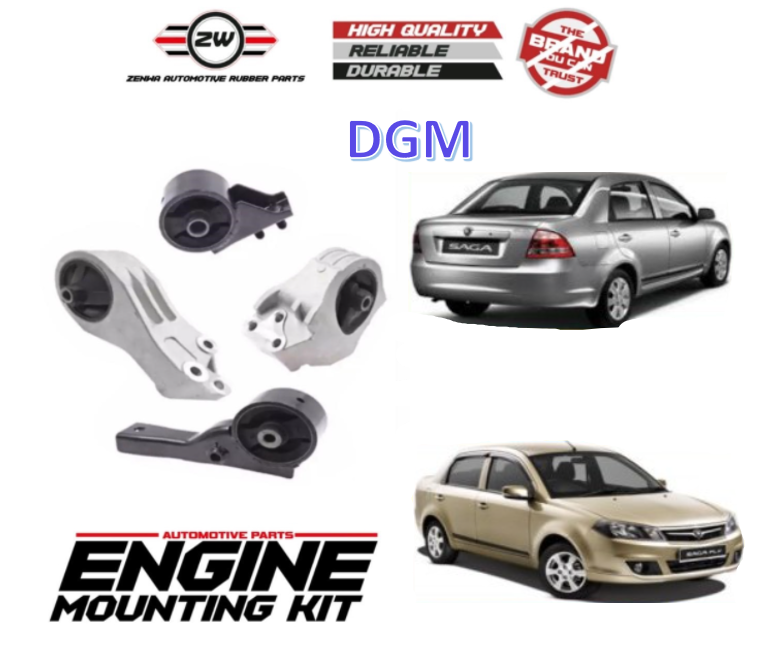 ZW / ZENWA Engine Mounting Kit for Proton Saga BLM FL FLX 1.3 Auto ...