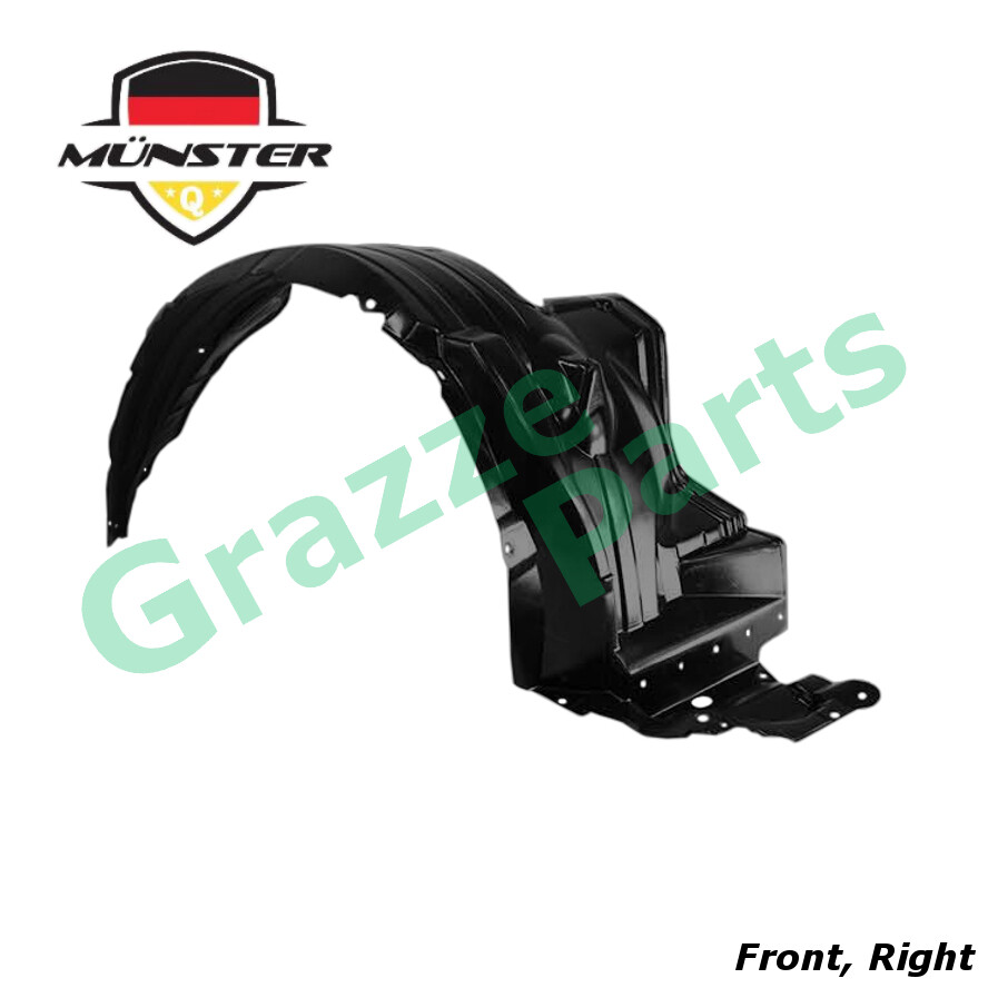 (1pc) Münster Inner Fender Mudguard Splash Cover (Daun Pisang) Front ...